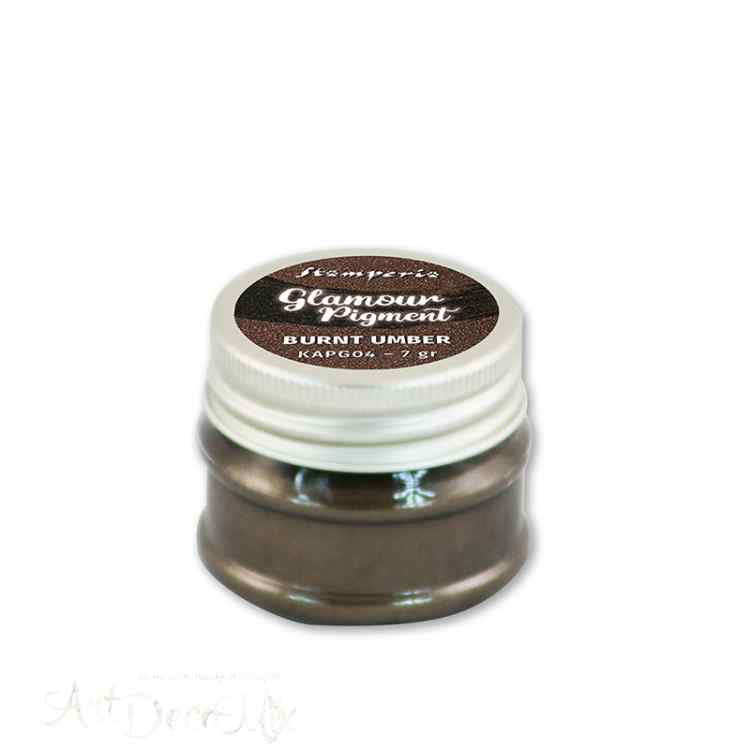 КРАСЯЩИЙ ПИГМЕНТ (ПОРОШОК) GLAMOUR PIGMENTS, цвет коричневый